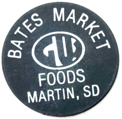 Martin South Dakota Bates Market Foods Token | eBay