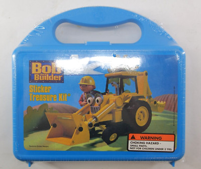 BOB THE BUILDER STICKER TREASURE KIT VINTAGE NEW SEALED | eBay