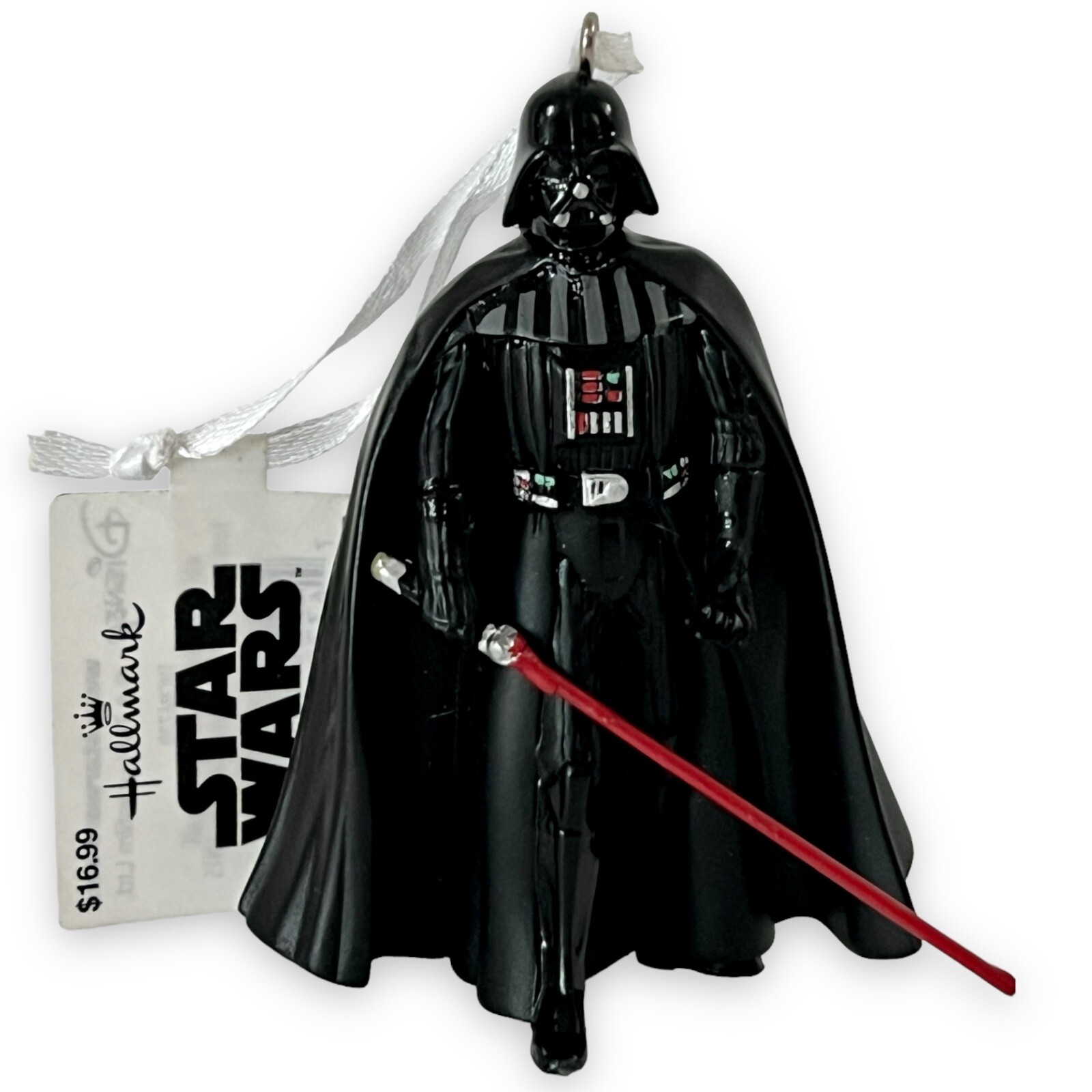 Disney Hallmark Star Wars Darth Vader w Lightsaber Christmas Tree ...