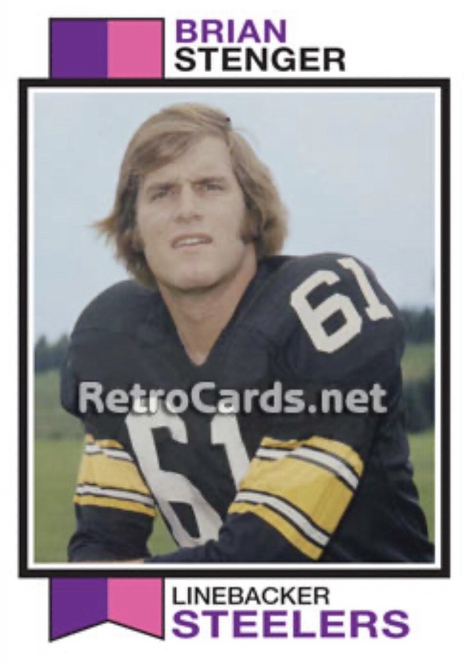 Brian Stenger c. 1970-1972 Pittsburgh Steelers Game Worn Jersey ...
