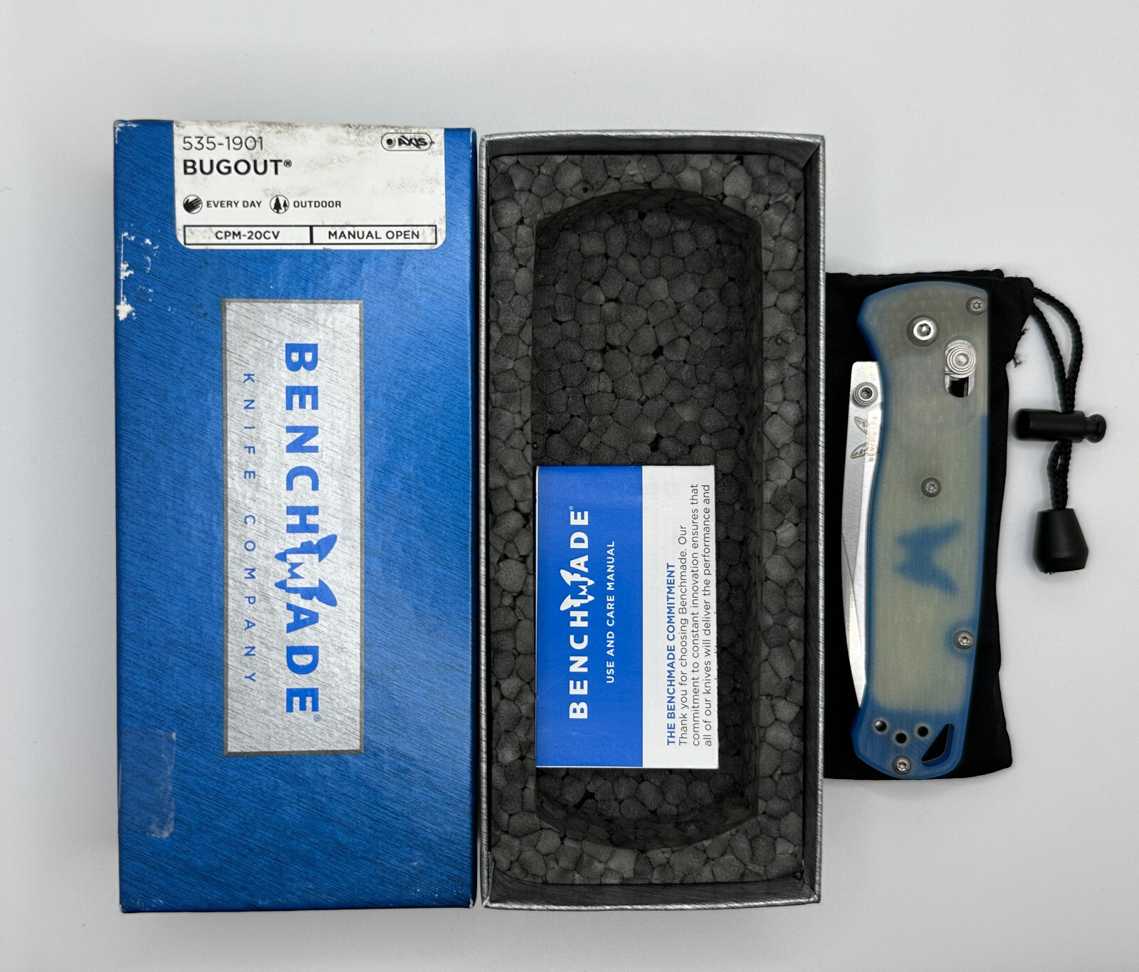 New Benchmade /Bugout 535-1901 /Limited Edition /20CV Steel Jade Scales rare | eBay