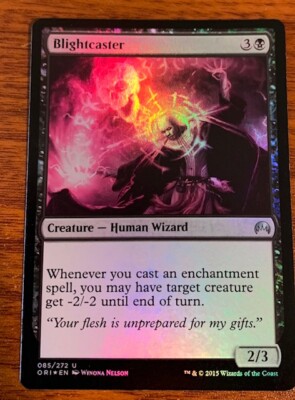 2015 Mtg Magic the Gathering Foil Origins Blightcaster #085/272 | eBay