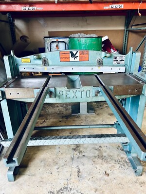 Pexto Sheet Metal Stomp Shear Jump Shear w/Backgage Model 137-K (16 ...