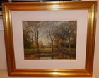 Listed Dutch Artist Willem Hendriks (1888 - 1966) Framed Oil Painting ...