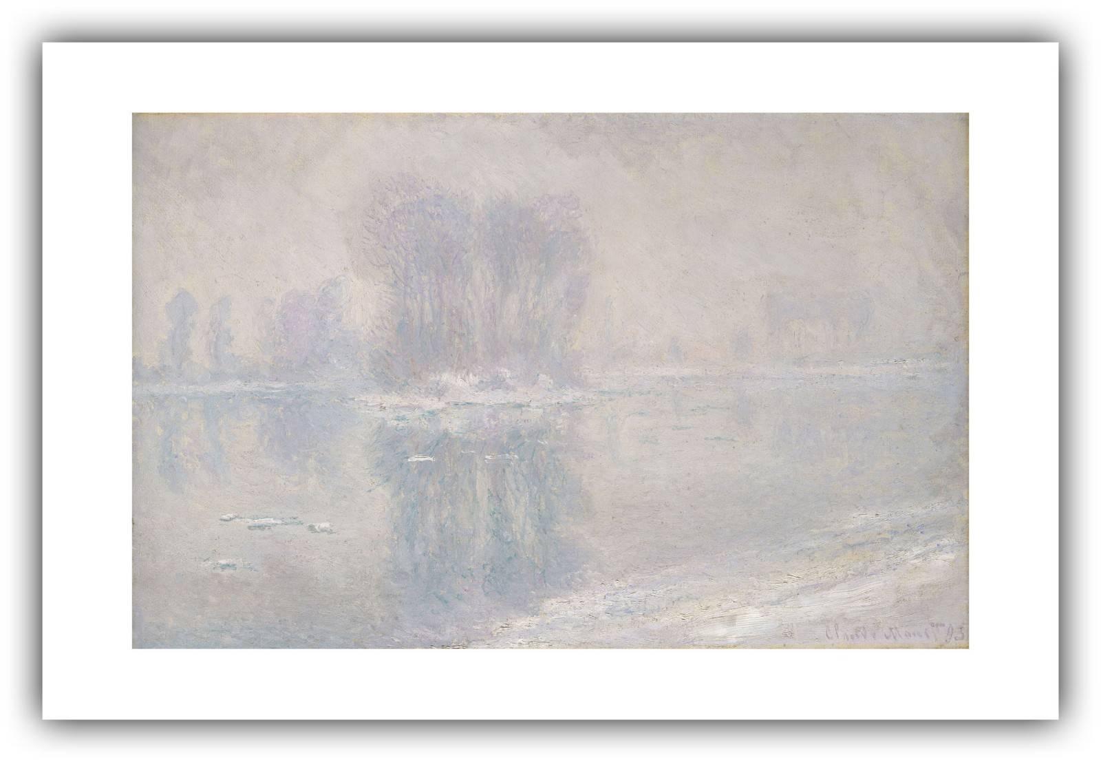 Claude Monet : "Ice Floes" (1893) - Giclee Fine Art Print | eBay