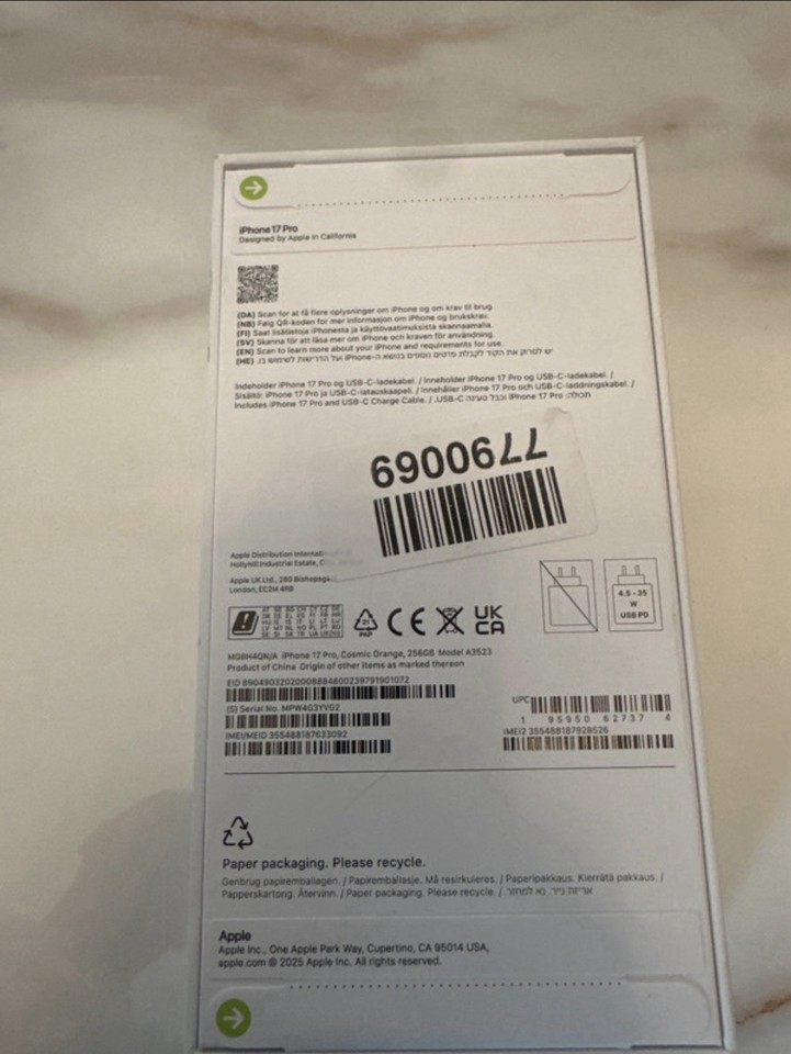 iPhone 17 Pro Max 256GB Cosmic Orange | eBay UK