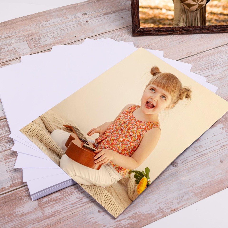 11x17 Glossy Photo Paper, 50 Sheets, 11x17 Inkjet Printer Paper, 200 ...