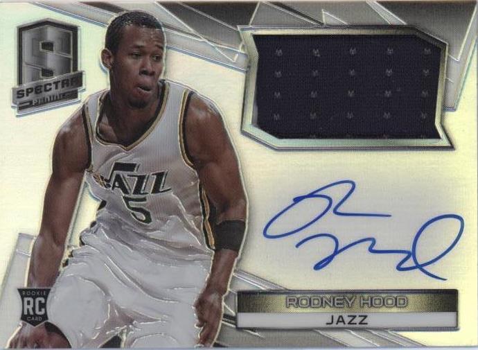 2014-15 Panini Spectra - Autographed Memorabilia Rodney Hood #41 /125 ...