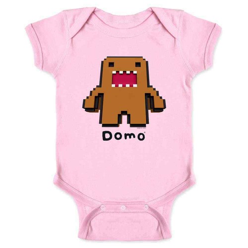 Domo Towering Pixel Cute Funny Domo Kun Baby Bodysuit | eBay