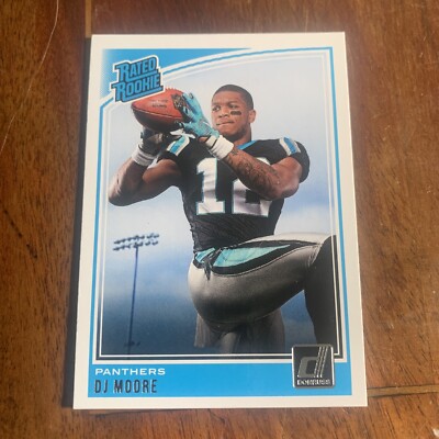 Panini Donruss DJ Moore Rookie Card Carolina Panthers | eBay