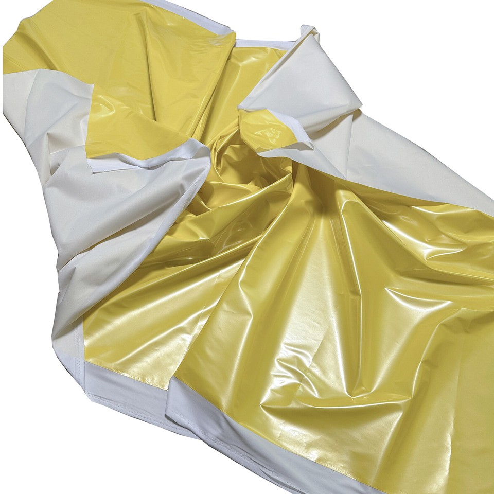 Shiny Metallic PVC Latex Pleather Stretch Fabric Vinyl Bodycon Dress ...