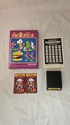 INTELLIVISION GAME - BURGERTIME - IN BOX | eBay