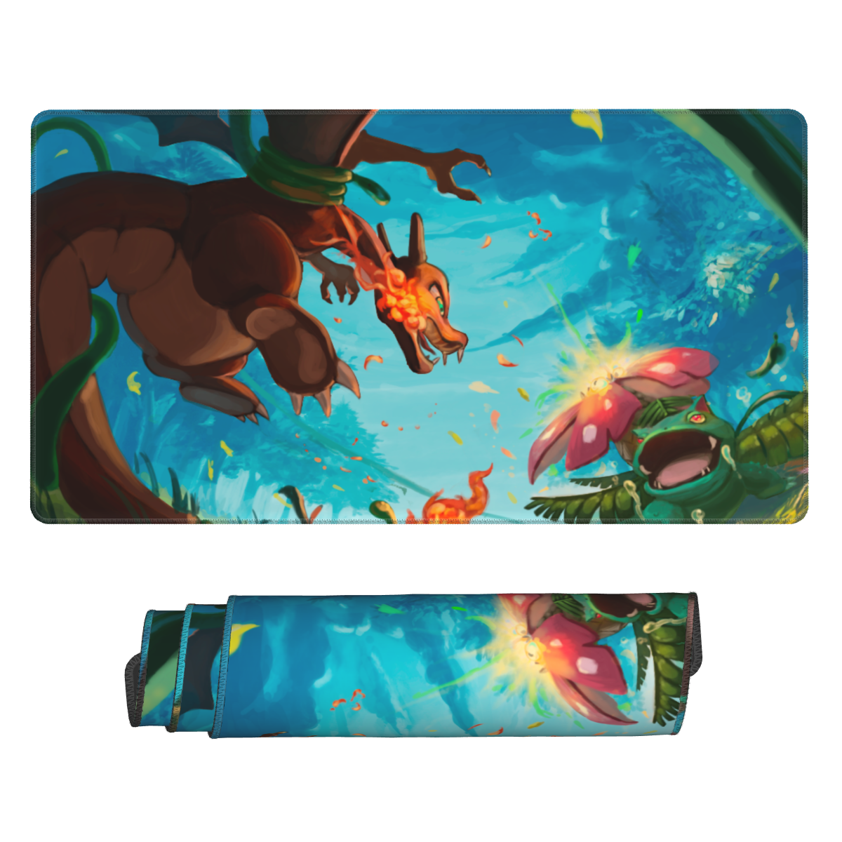 Charizard - Board Game Pokemon Playmat Games Mousepad Play Mat of TCG ...