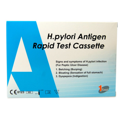 2x Helicobacter H Pylori Boxed Home - Stomach Ulcer Test Kit- stool ...