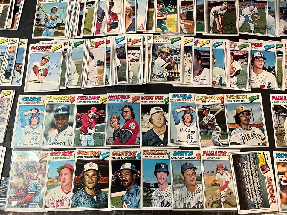 O97. Huge Lot Vintage 1977 Topps Baseball Cards Around 500 Cards | eBay