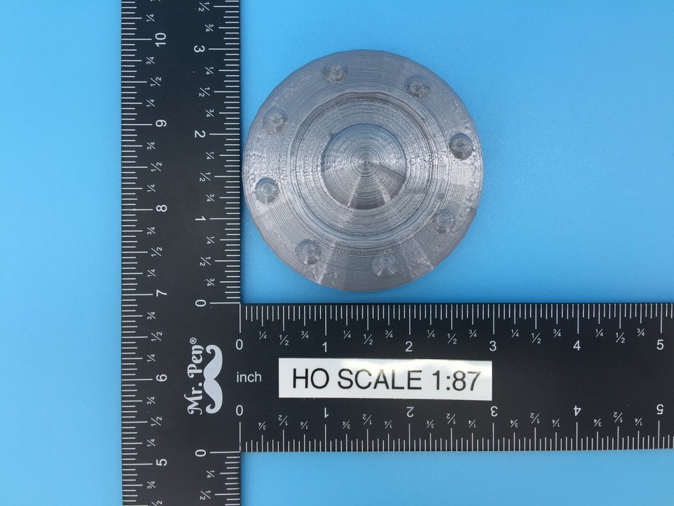 UFO Flying Saucer Alien Space Ship - HO Scale 1:87 - Retro or Classic ...