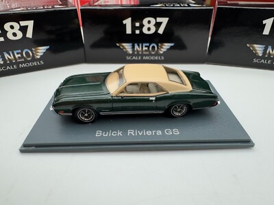 #73 NEO 1/87 Buick Riviera GS Green | eBay
