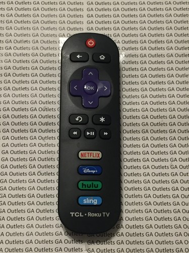 Original TCL Roku TV Remote Control w NETFLIX HULU SLING DISNEY | eBay