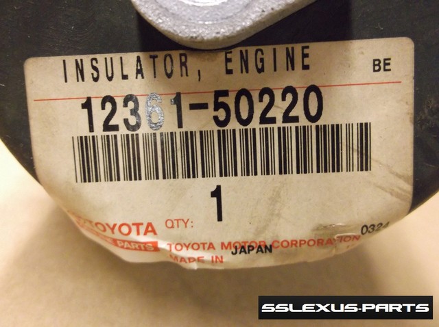 12361-50220 Toyota Insulator Engine Mounting Front 1236150220 Genuine ...