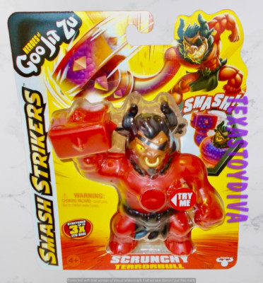 TERRORBULL Heroes Of Goo Jit Zu SMASH STRIKERS Scrunchy BULL Figure New ...