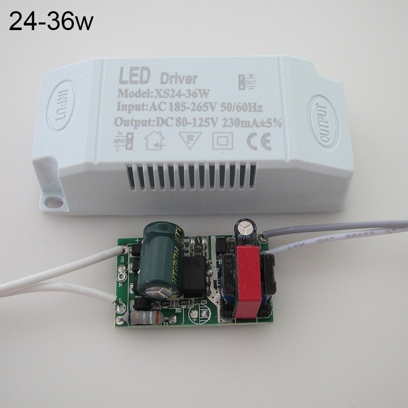 LED Driver 8-24W, 24-36W, 36-48W, 24-40W Ceilling Light Transformer ...