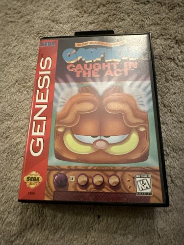 Garfield: Caught in the Act (Sega Genesis, 1995) | eBay