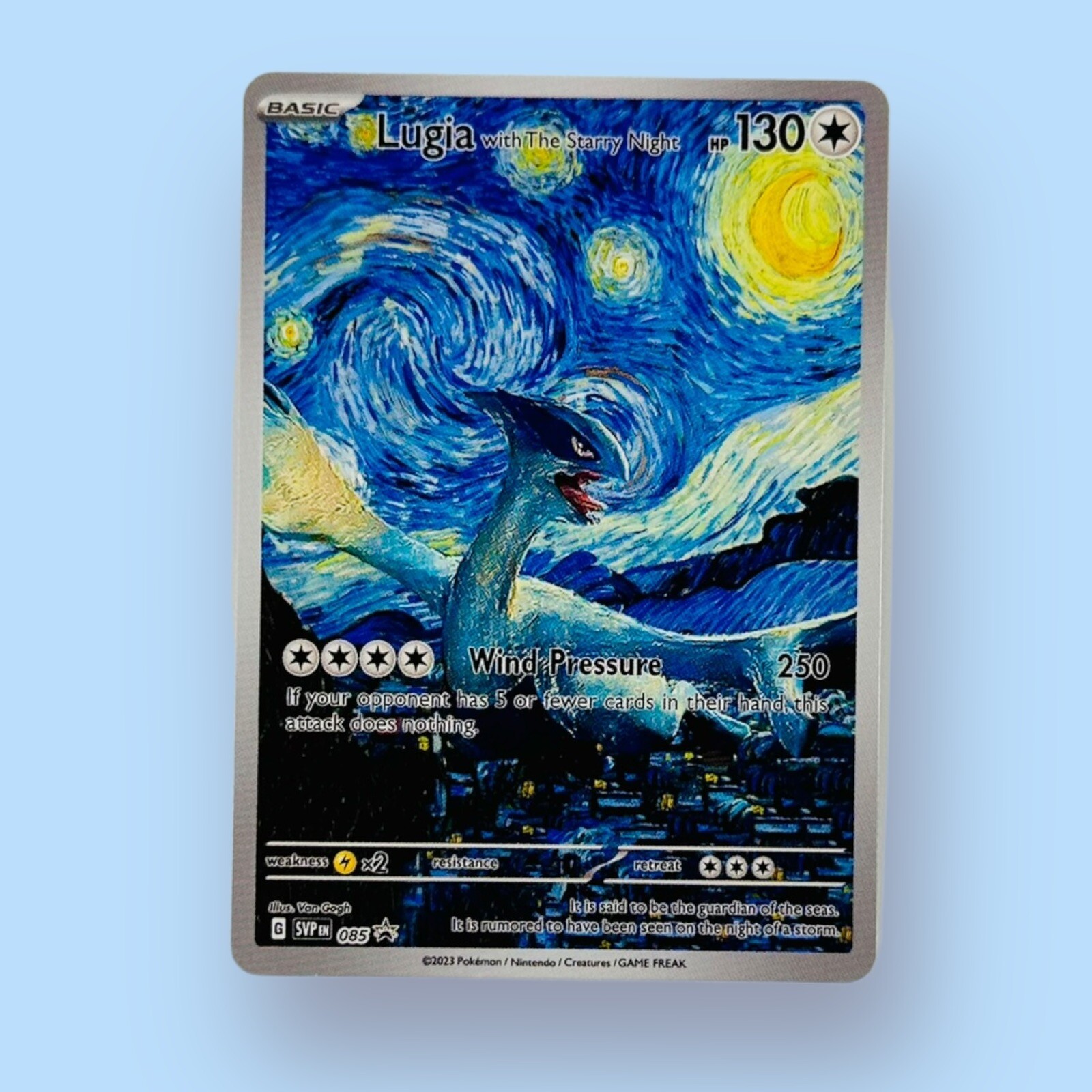 Pokemon Lugia Starry Night Van Gogh Beautiful Moon ACG Star Trading ...