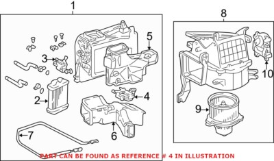 Genuine OEM HVAC Blend Door Actuator for Toyota 871060C040 | eBay