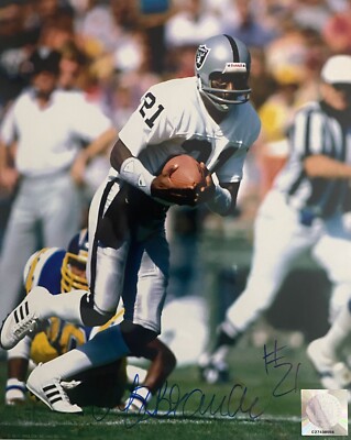 CLIFF BRANCH OAKLAND RAIDERS HOF AUTOGRAPHED SIGNED 8”x10” NFL COLOR ...