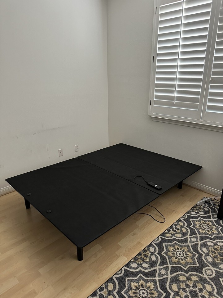 Queen Size Electric Bed Frame Remote Control Adjustable Bed Base ...