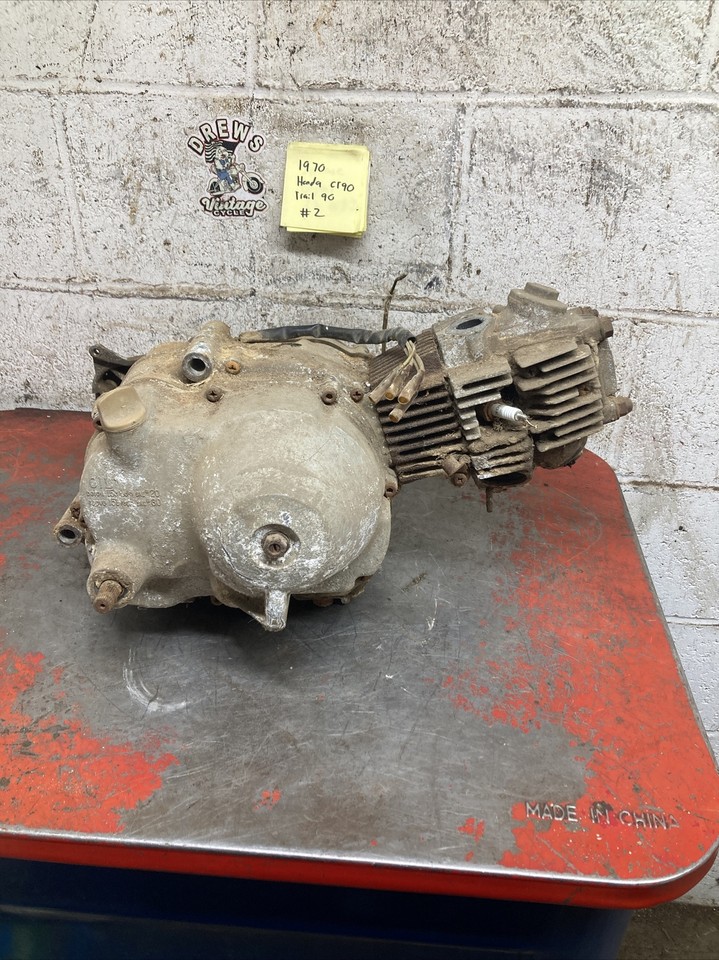 1970 Honda CT90 Trail 90 Engine Complete Turns Over | OE | Vintage Part
