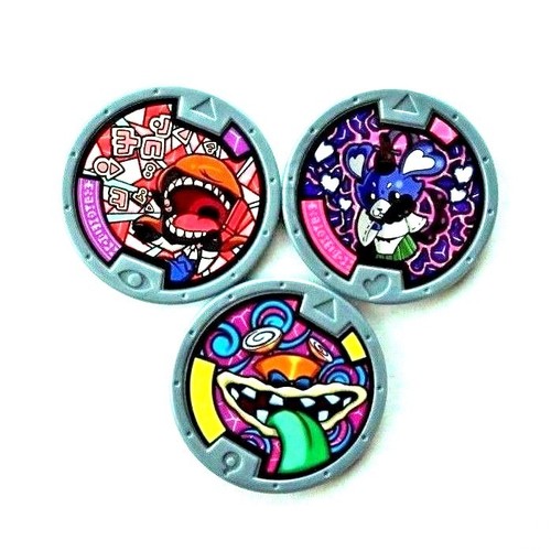 Yo-Kai Medal Watch Series 2 Dummkap Chatalie Pookivil Medallion Coins ...
