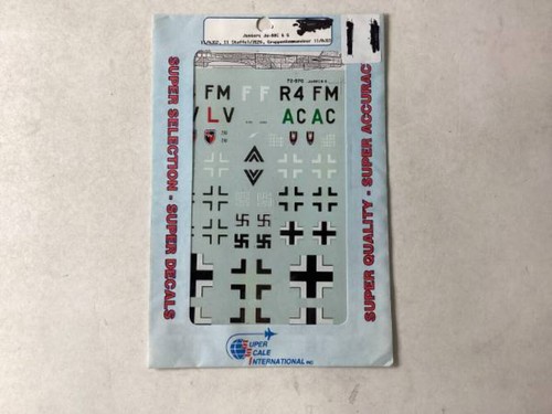 Super Scale 148 Ju-88C G Decals - Model Enhancement | eBay