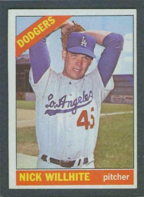 1966 Topps #171 Nick Willhite (Dodgers) Ex-Mt | eBay