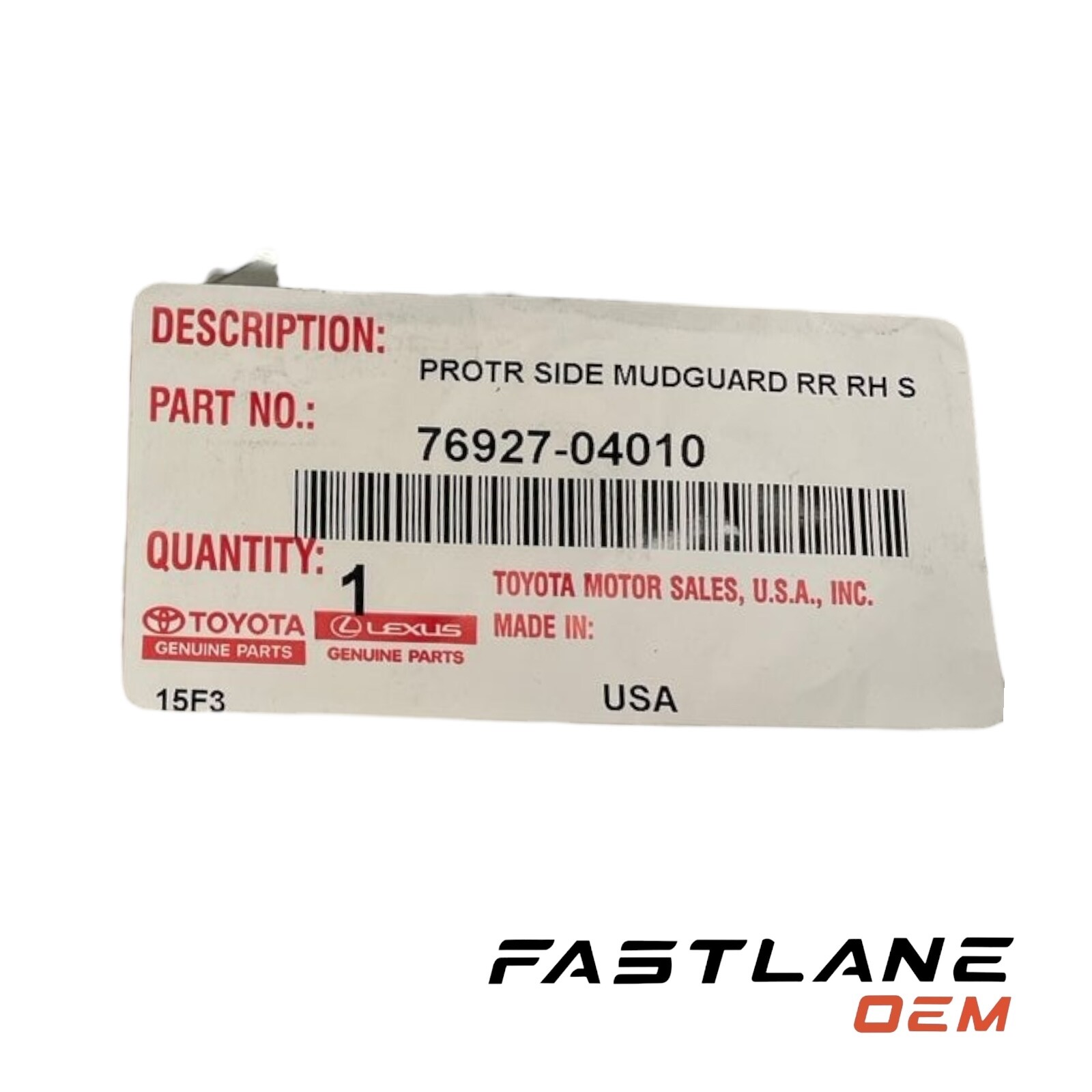 Genuine Toyota Tacoma Side Panel Protector 76927-04010 for sale online ...