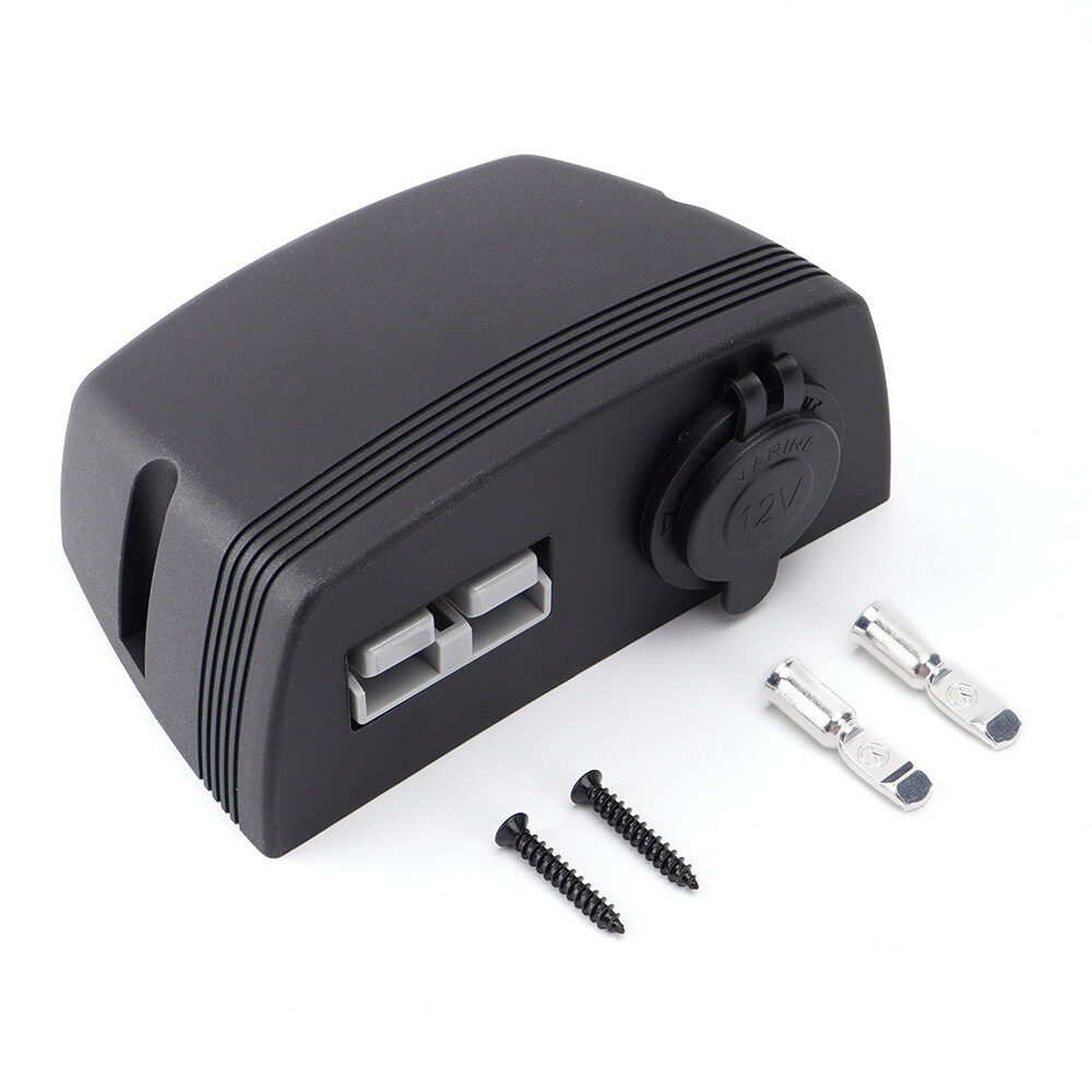 1x 50A ANDERSON PLUG + 12V POWER OUTLET SOCKET CIGARETTE LIGHTER ...