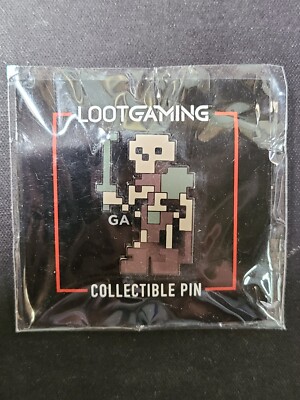 Loot Crate Gaming Minecraft Skeleton Warrior Collectible Hard Enamel ...