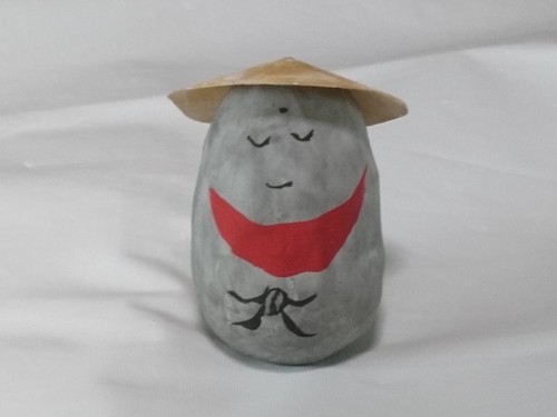 get up Kasa Jizo Ojizo-sama hariko papier mâché Gofun painting 6cm A in ...