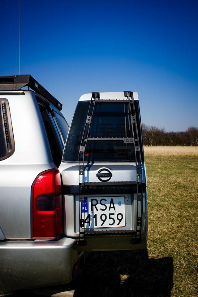 CUSTOM REAR DOOR LADDER fits NISSAN PATROL Y60 | eBay