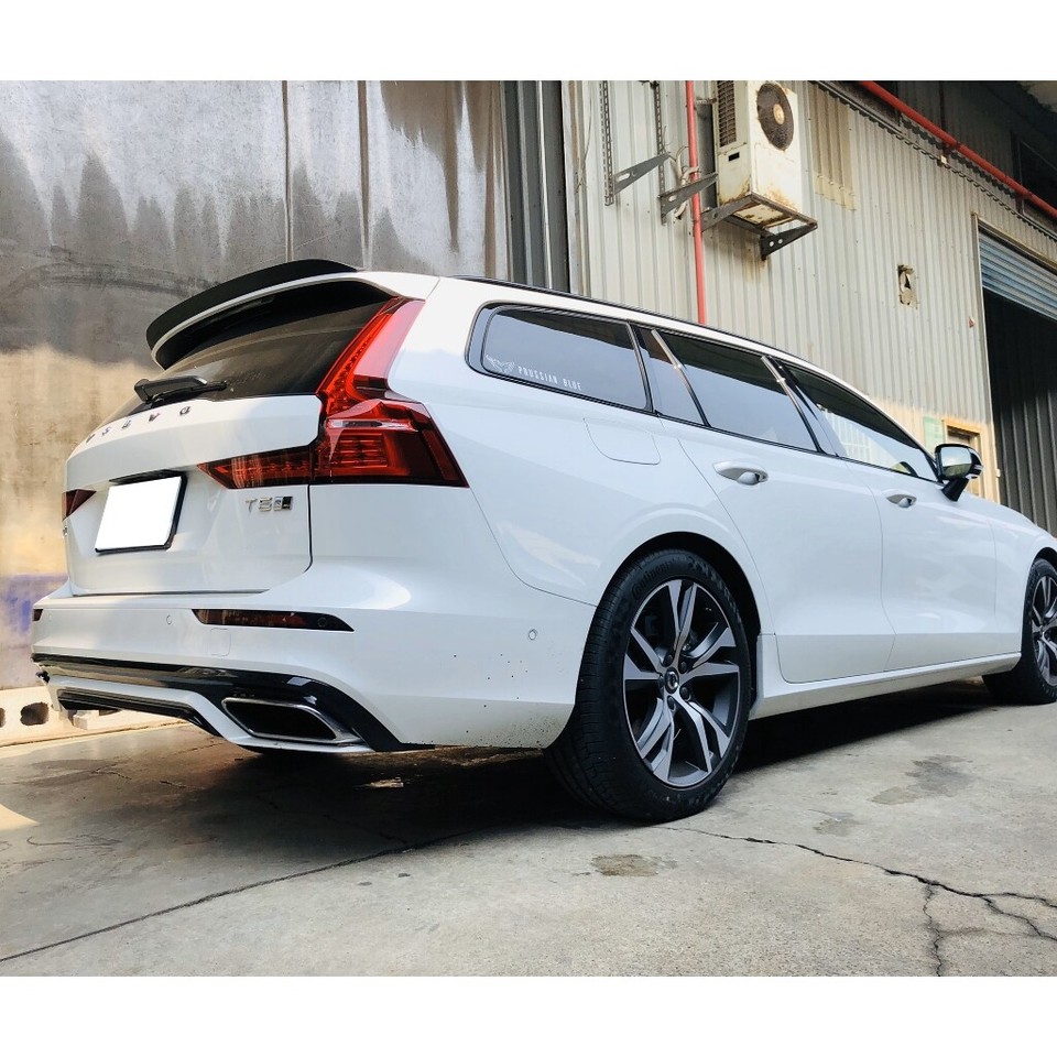 Flat Black 264G Rear Trunk Spoiler Duckbill Wing Fits 2019~2023 Volvo ...