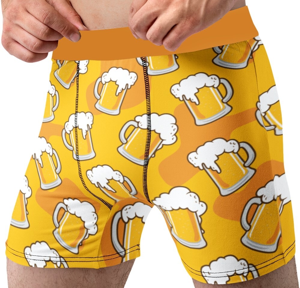 Random Stock Apparel Underwear Beer Mugs Boxer Briefs Fun Novelty ...