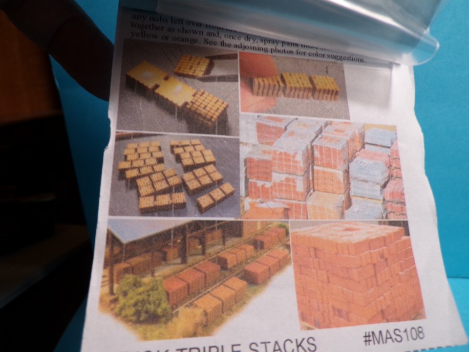 N SCALE BRICK TRIPLE STACKS ( SET OF 4 )by N SCALE ARCHITECT # 20108 | eBay