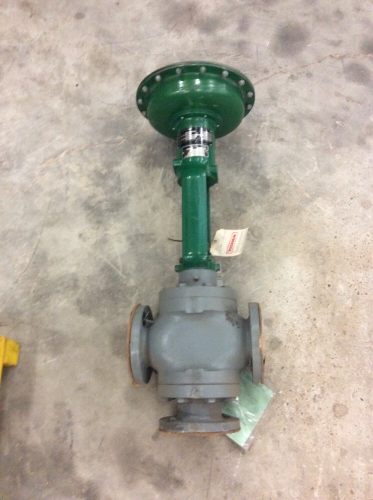 FISHER 657YY 3IN STEEL PNEUMATIC FLANGED CONTROL TYPE YY BODY TYPE 657 ...