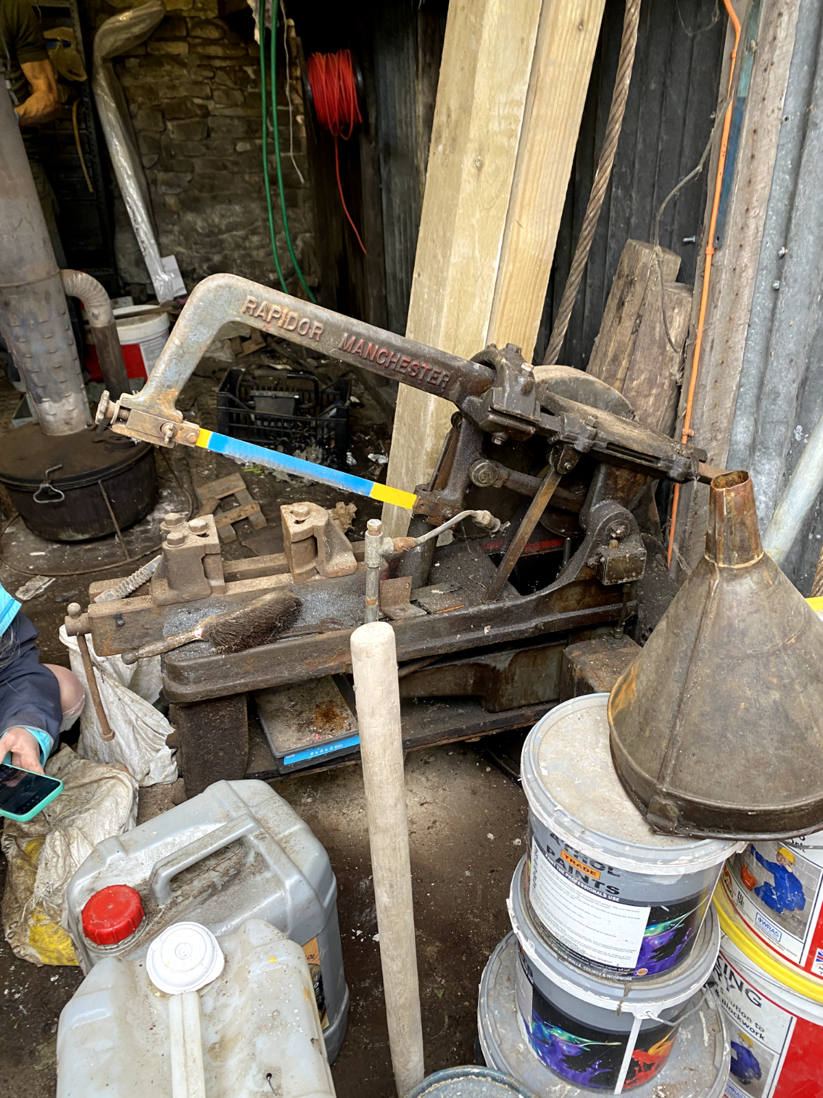 Rapidor Manchester Power Hacksaw, cast-iron body, classic design | eBay UK