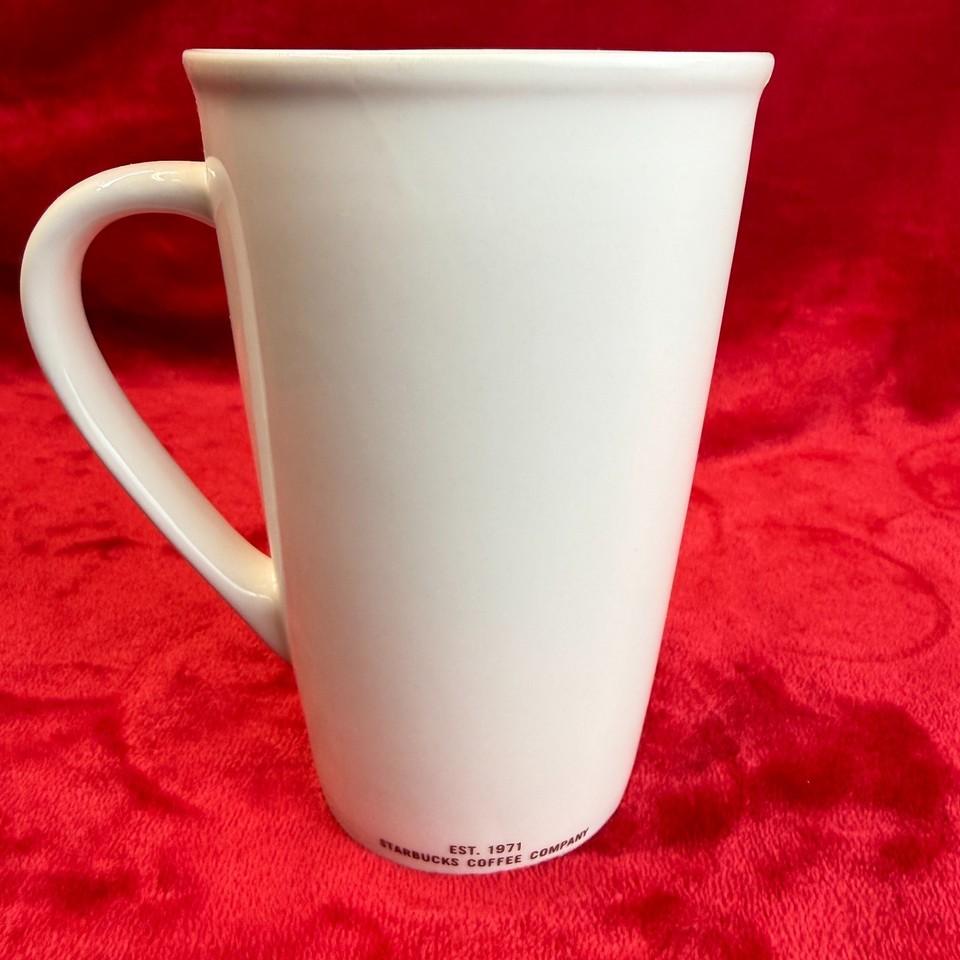Starbucks Venti 20 Ounces White Ceramic Classic Mug for Coffee & Hot ...