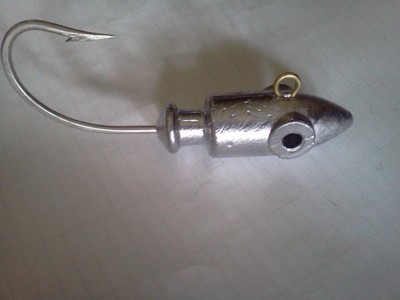 4 Pac of 3,4,5,6,8,12,16,20oz Spire Point (Big Eye)Jig Heads for Lures ...