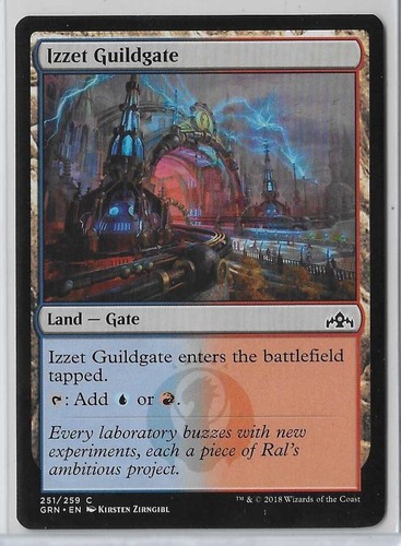 MTG Izzet Guildgate Guilds of Ravnica (GRN) Common Magic Card #251/259 ...