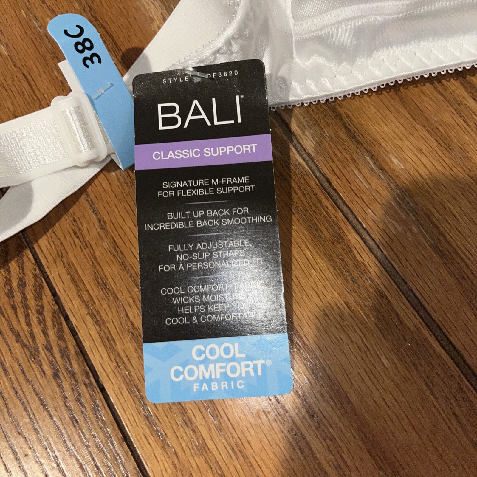 Bali 3820 Double Support Wirefree Bra Size 38c White for sale online | eBay