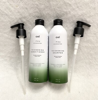 CEL MD Microstem Hair Thickening Shampoo & Conditioner 8 fl. oz. each ...
