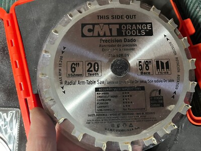 CMT DADO Blade Orange tools with case complete | eBay